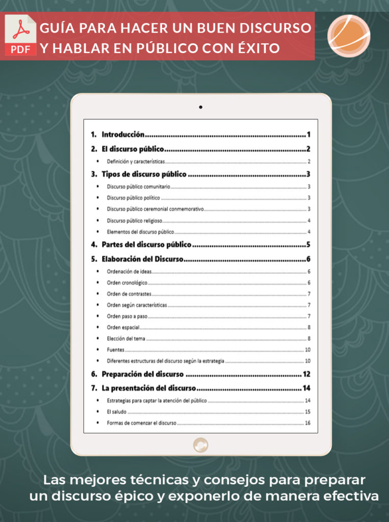 Ebook: Cómo hacer un buen discurso y hablar en público con éxito